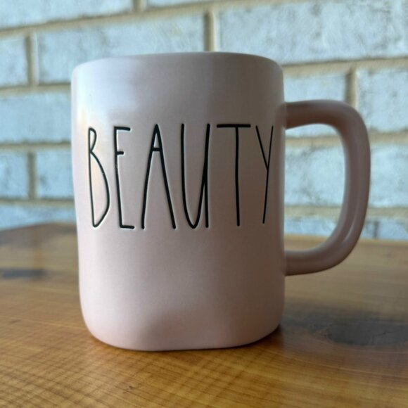 Rae Dunn | Dining | Rae Dunn Beauty Pearl Pink Ceramic Coffee Mug ...
